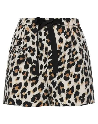 Moschino Leopard-print Shorts - Beige