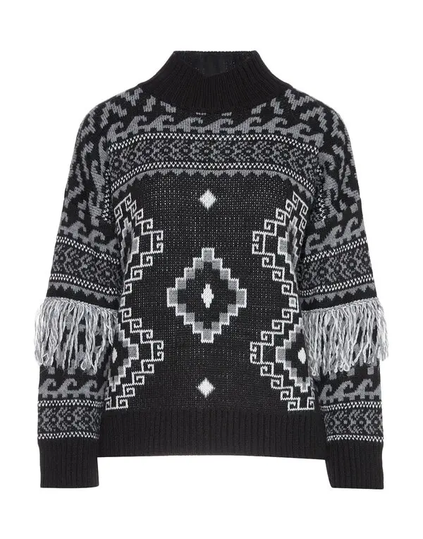 ANGELA MELE MILANO Turtleneck Knit Top