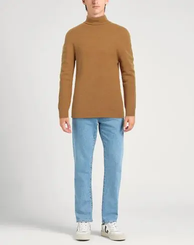 Alpha Studio Turtleneck Knit Pullover - Mustard
