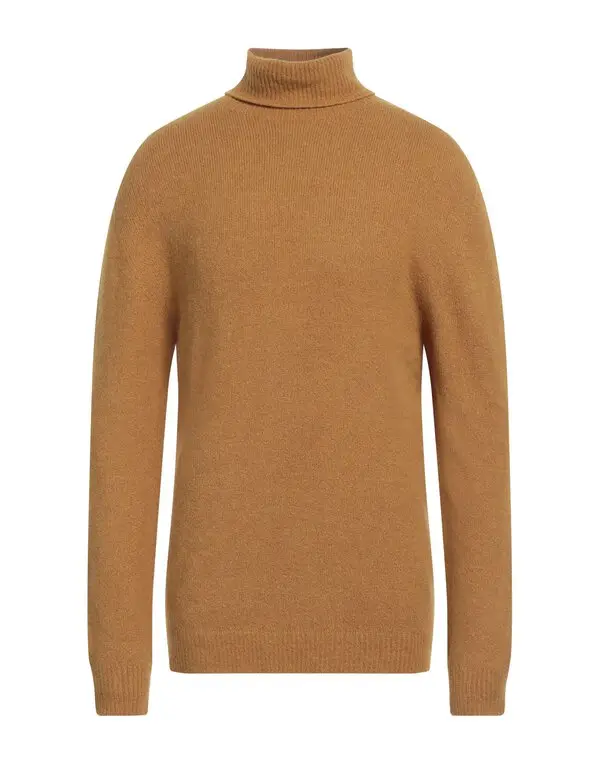 Alpha Studio Turtleneck Knit Pullover - Mustard