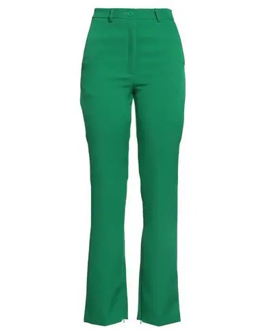 VICOLO Crepe Bootcut Pants - Green