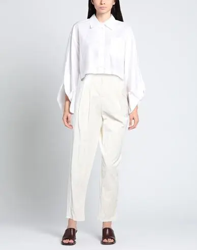 JIJIL Straight Leg Pants - White