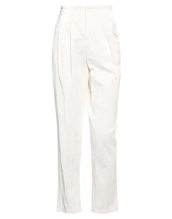JIJIL Straight Leg Pants - White