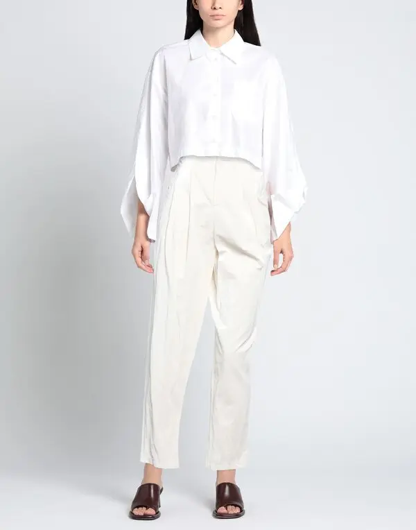 JIJIL Straight Leg Pants - White