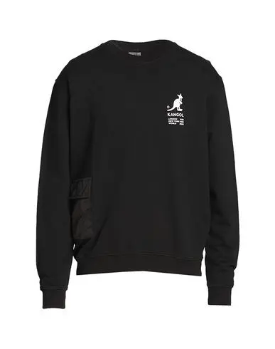 KANGOL Printed Cotton Sweatshirt - Black