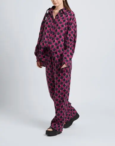 8 BY YOOX Printed Linen Wide Leg Pants