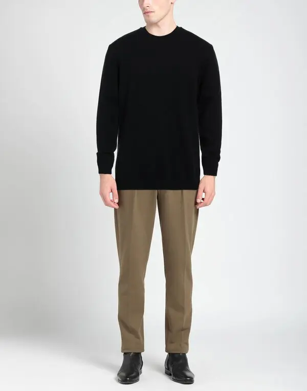LIU •JO MAN Wool Crewneck Sweater - Black