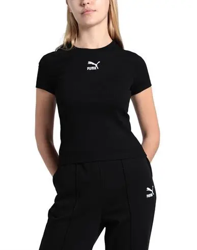 PUMA Classics Ribbed Slim Tee