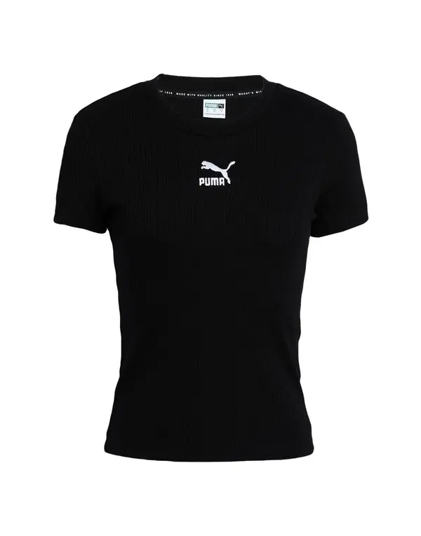 PUMA Classics Ribbed Slim Tee