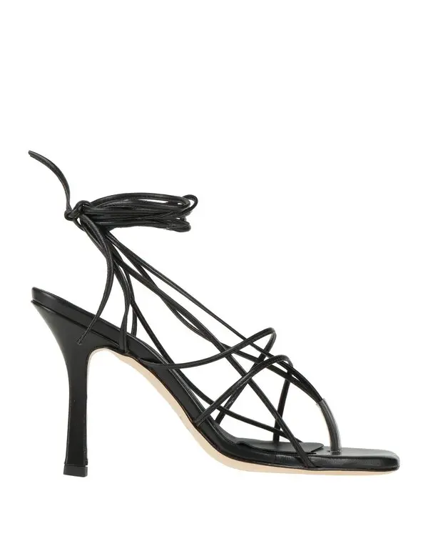 LUCA VALENTINI Lace-up Thong Sandals