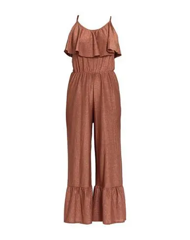 COTAZUR Jersey Lamé Jumpsuit - Brown