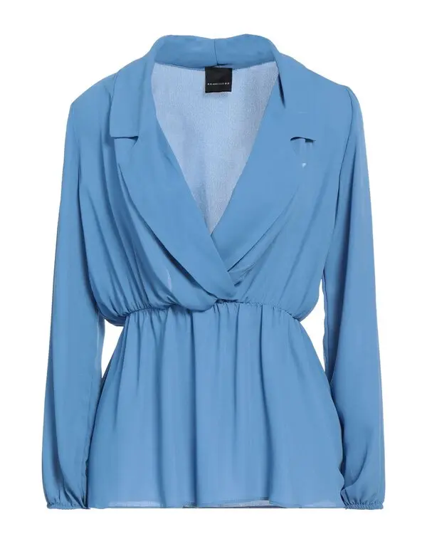 MARC ELLIS Peplum Top - Blue