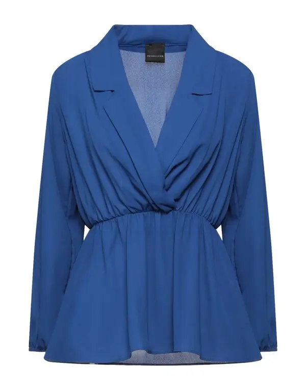 MARC ELLIS Peplum Top - Blue