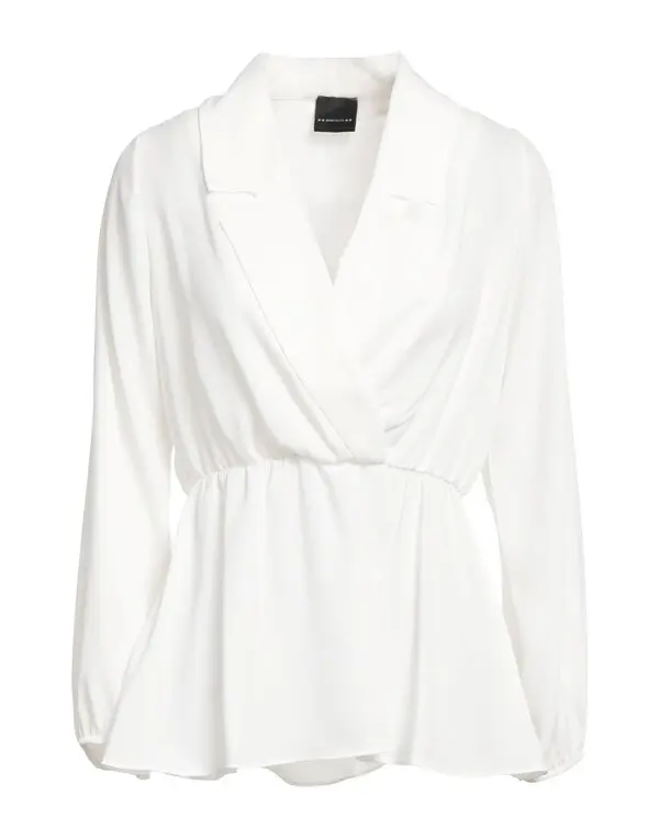 MARC ELLIS Peplum Top - White