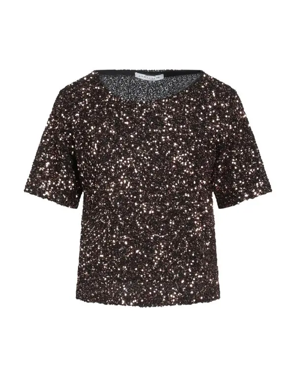 CARACTÈRE Sequin-embellished Tulle Top
