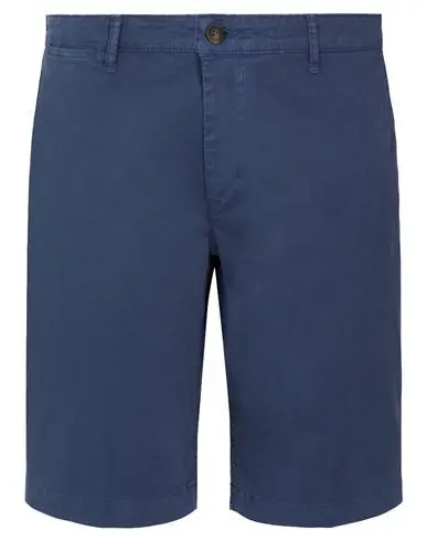 8 BY YOOX Organic Cotton Stretch Twill Bermuda Shorts - Navy