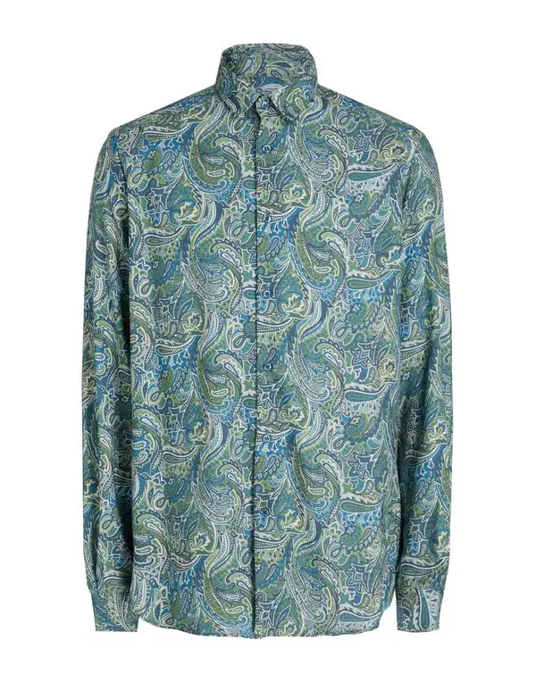 8 BY YOOX Printed Regular Fit Shirt Shirt Size Viscose