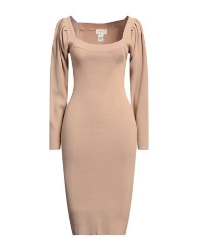 VICOLO Midi Dress - Beige