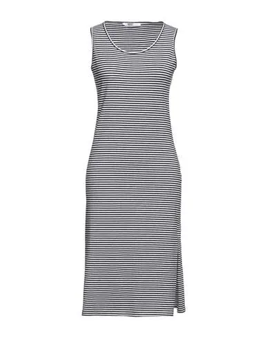 MASSIMO REBECCHI Midi Striped Jersey Dress - Black