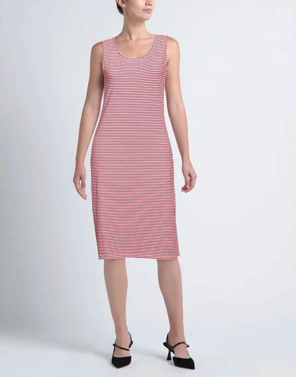 MASSIMO REBECCHI Midi Striped Jersey Dress