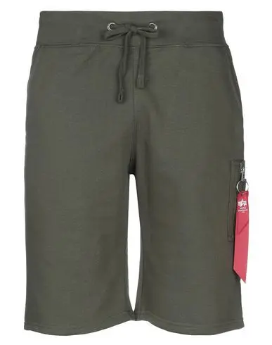 Alpha Industries French Terry Bermuda Shorts - Green