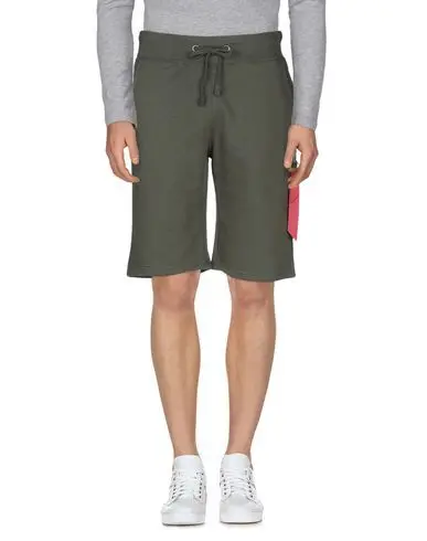 Alpha Industries French Terry Bermuda Shorts - Green