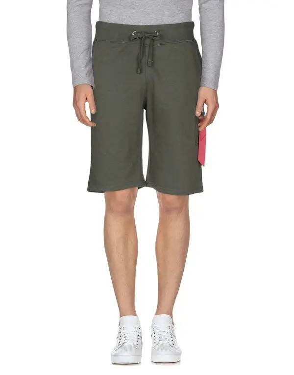 Alpha Industries French Terry Bermuda Shorts - Green