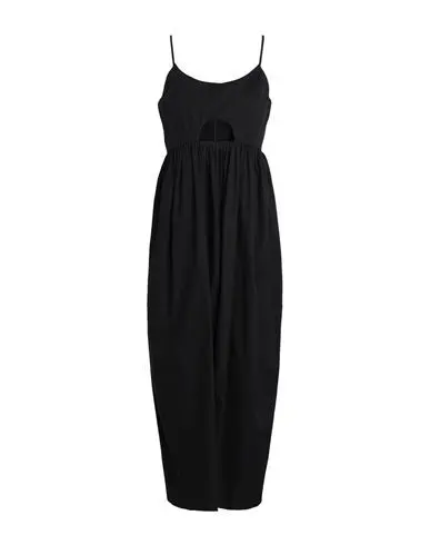 Topshop Cotton Midi Dress In Black - 55% Off | Editorialist
