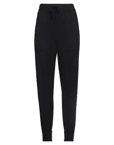 SOALLURE Tapered Knit Pants - Black