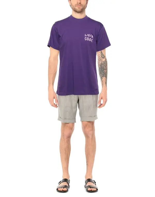 LIVINCOOL T-shirt Size Cotton - Purple