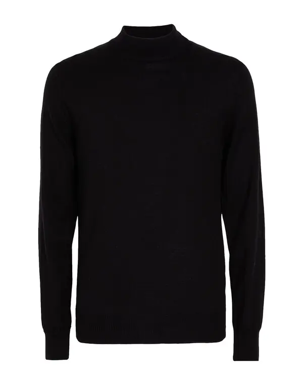 8 BY YOOX Regular-fit Mock-neck Merino Wool Turtleneck