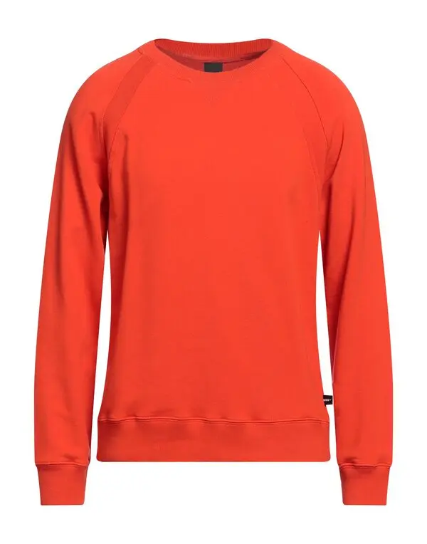 NOUMENO CONCEPT Cotton Fleece Sweatshirt - Orange