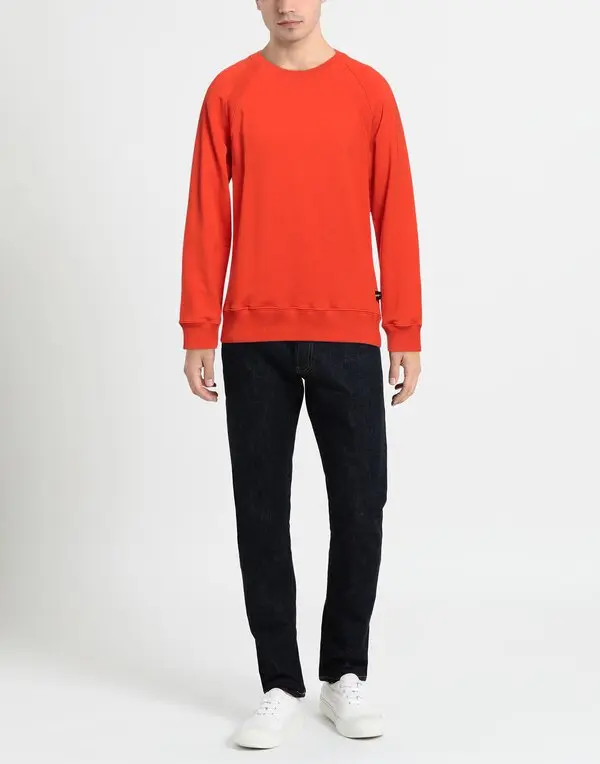 NOUMENO CONCEPT Cotton Fleece Sweatshirt - Orange