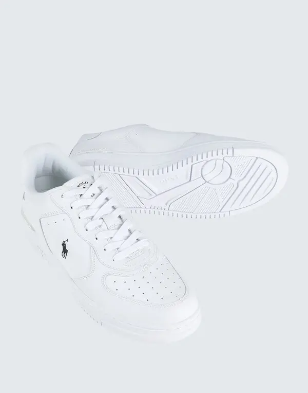 Polo Ralph Lauren Masters Court Leather Sneakers - White