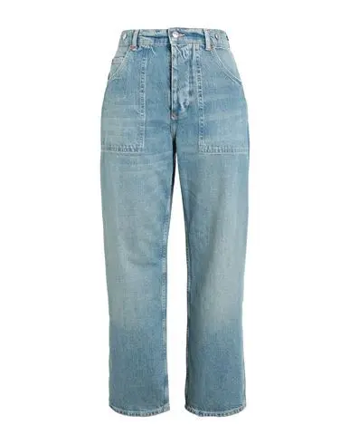 Topshop Cotton Straight-leg Jeans