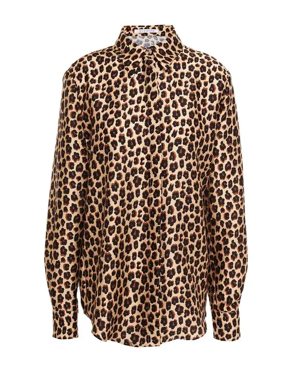 Vivetta Leopard-print Twill Shirt