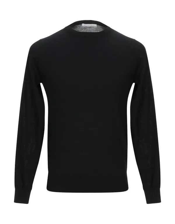 DANIELE ALESSANDRINI Wool Sweater - Black