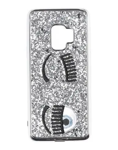 CHIARA FERRAGNI Covers & Cases Rubber - Silver