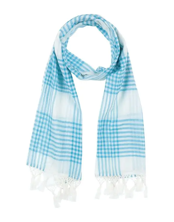 CC COLLECTION CORNELIANI Scarf Cotton - Blue