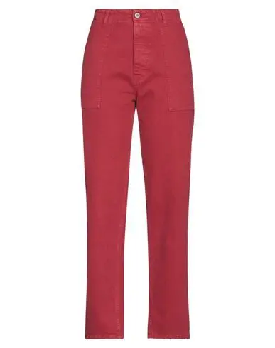 PLEASE Straight-leg Jeans - Red