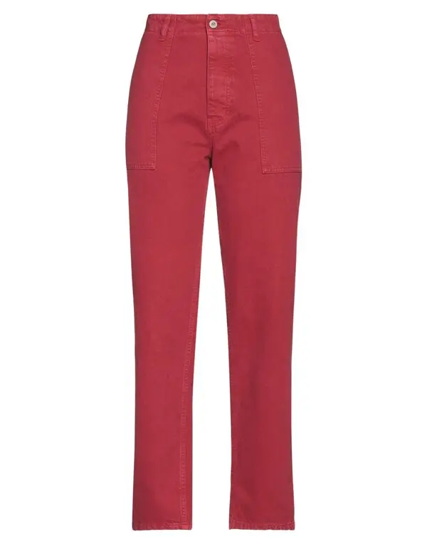 PLEASE Straight-leg Jeans - Red