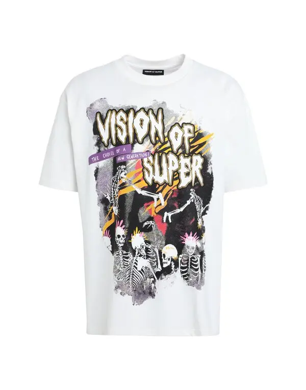 VISION OF SUPER T-shirt Size Cotton