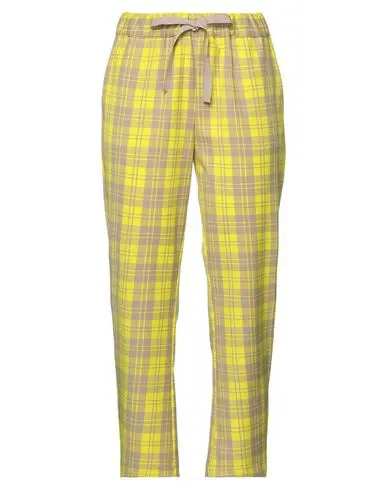 SEMICOUTURE Tartan Tapered Pants - Yellow