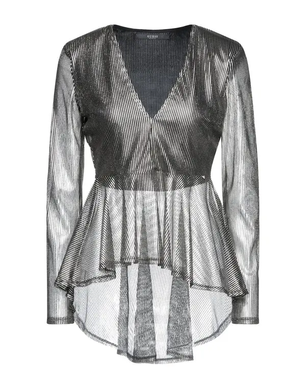 Guess Tulle Metallic Top