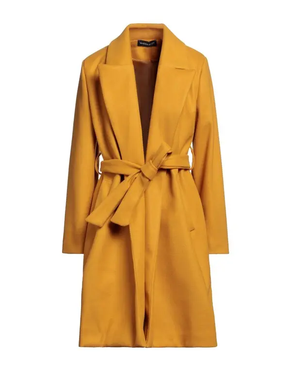 VANESSA SCOTT Belted Single-breasted Coat
