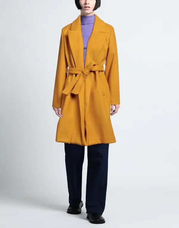 VANESSA SCOTT Belted Single-breasted Coat