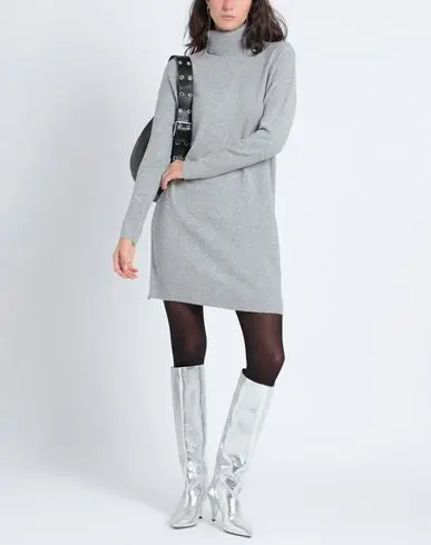 Vero Moda Knitted Mini Dress - Grey
