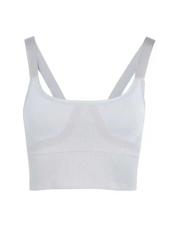 PUMA X VOGUE Seamless Bra Top Top Size Nylon, Polyester, Elastane - Grey