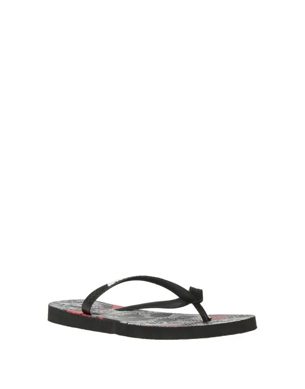 Philipp Plein Thong Sandals - Black