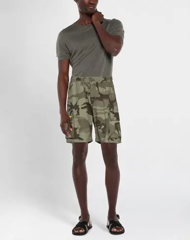 IUTER Cotton Military Cargo Shorts - Green
